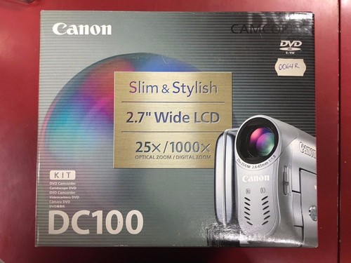 Canon DC100 Camcorder - Silver grey for sale online | eBay