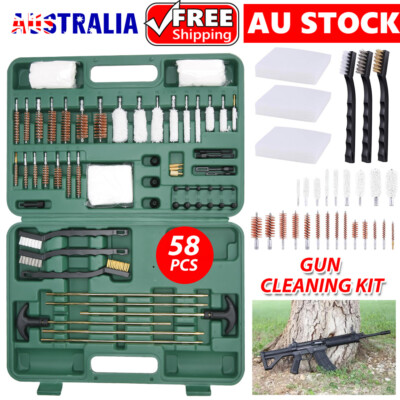 Universal Gun Cleaning Kit Set Hunting Rifle Pistol Shotgun Firearm ...