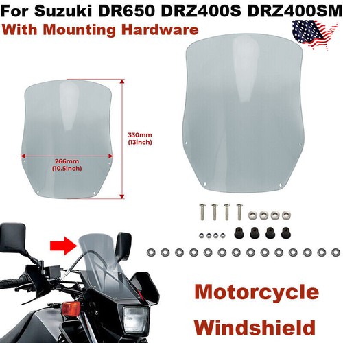 Windshield Wind Screen Wind Deflector Kit For Suzuki DR650 DRZ400S SM ...