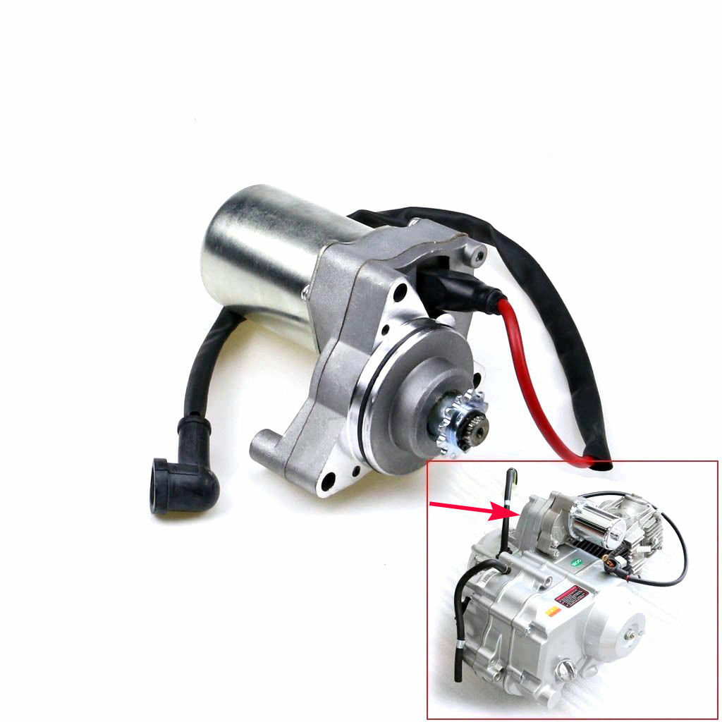 9 Teeth Start Starter Motor 200cc 250cc 300cc PIT Dirt Quad trail Bike ...