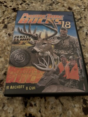 HUNTER'S SPECIALTIES PRIMETIME BUCKS 18 DVD 3 1/2+ HOURS 26 HUNTS SLIM ...