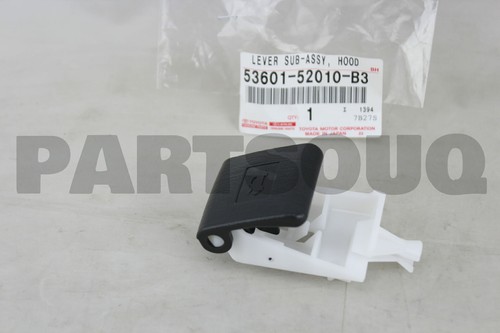 5360152010B3 Genuine Toyota LEVER SUB-ASSY, HOOD LOCK CONTROL 53601 ...