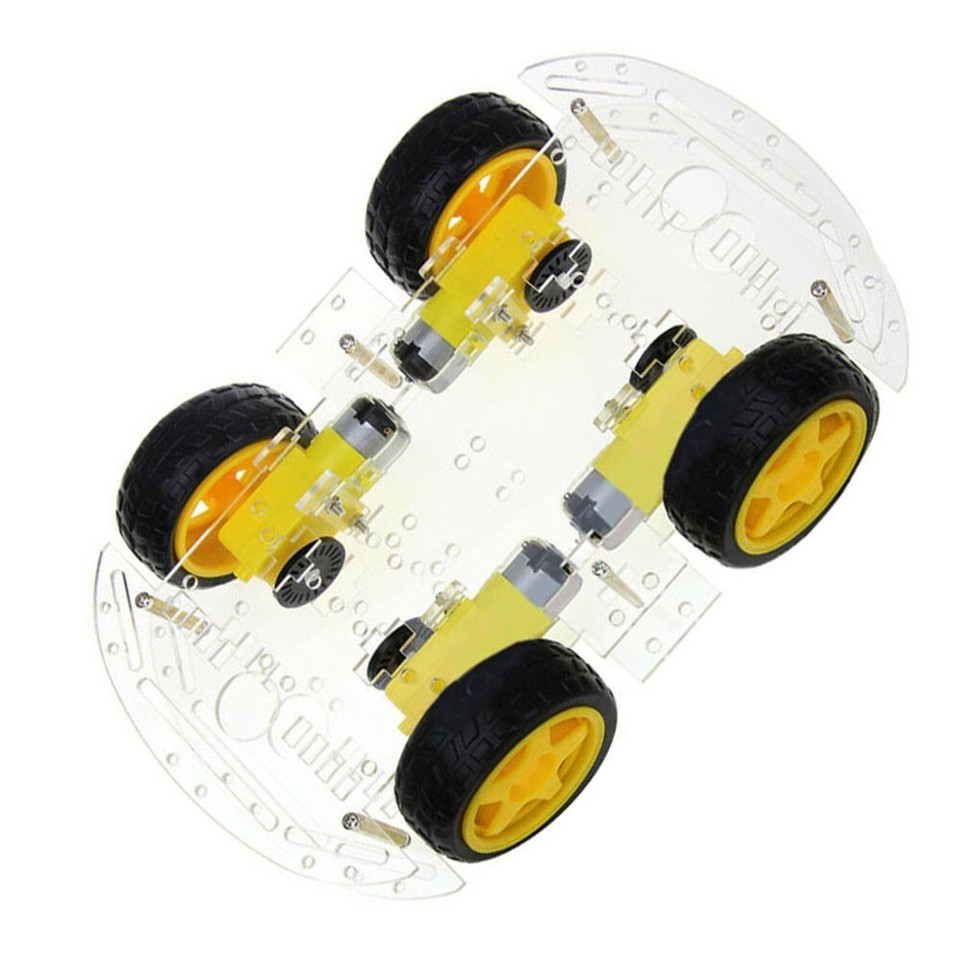 4WD Smart Car Platform with Speed Encoder for Arduino Expandable Design ...