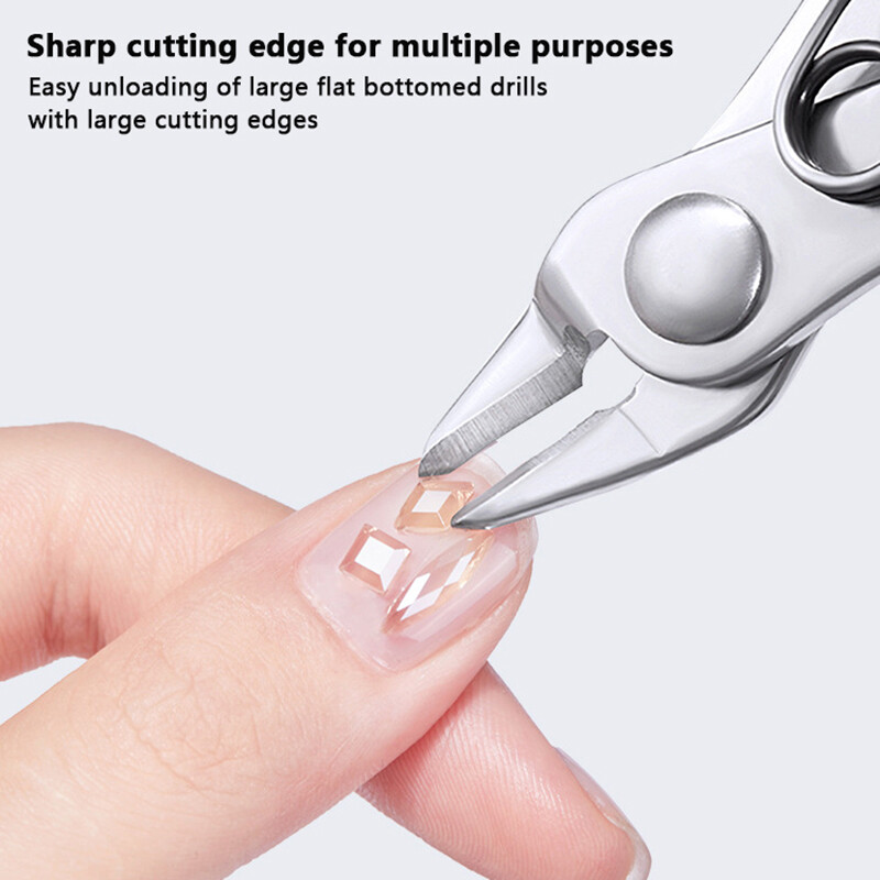 Cutter Plier Wire Cutting Tools Nail Art Rhinestone Gems Bead Removal ...