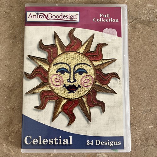 Anita Goodesign Machine Embroidery Designs CD Celestial Used | eBay