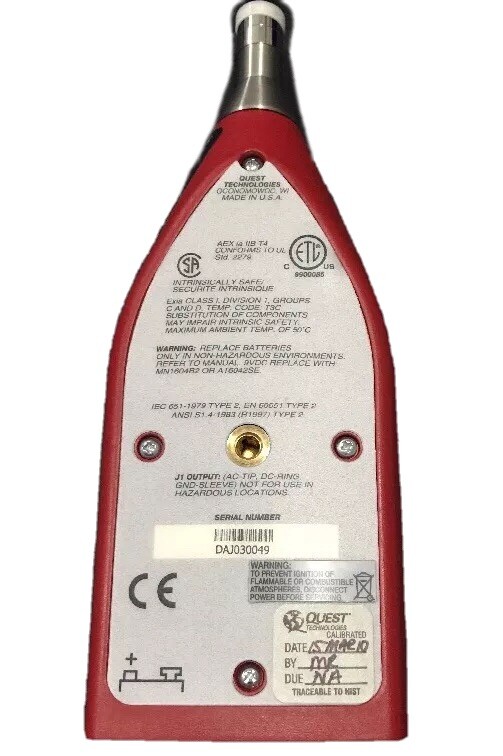 Quest / 3M 2100 Type 2 Sound Level Meter Intrinsically Safe SPL SLM | eBay