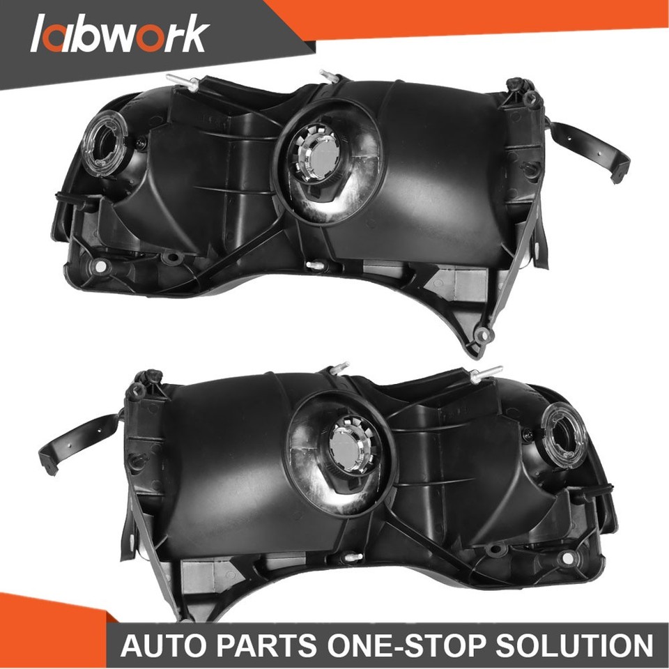 Labwork Headlights For Dodge Ram 1994-02 Crystal Fresnel Lens+Amber ...