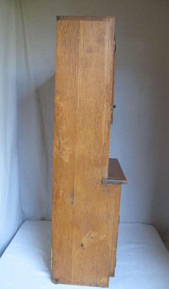 Vintage Salesman or Store Sample Hoosier Kitchen Oak Cabinet 40" tall ...