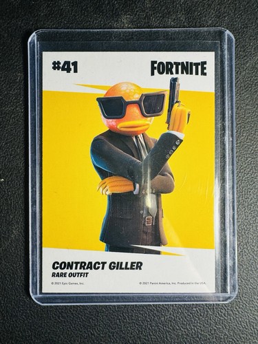 2021 Panini Fortnite Series 3 Opti-Chrome Holofoil Card #41 CONTRACT ...