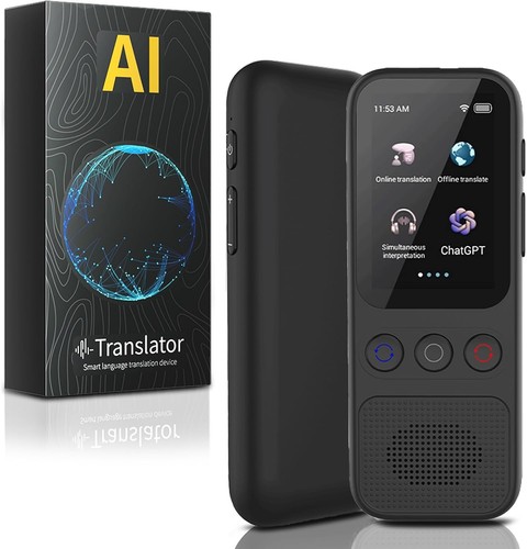 Language Translator Device Two-Way Instant 138 Languages Voice & Text ...