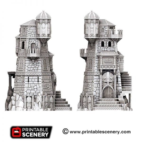 Ironhelm Fortress Fantasy Style Building 3D Print Tabletop Terrain DND ...