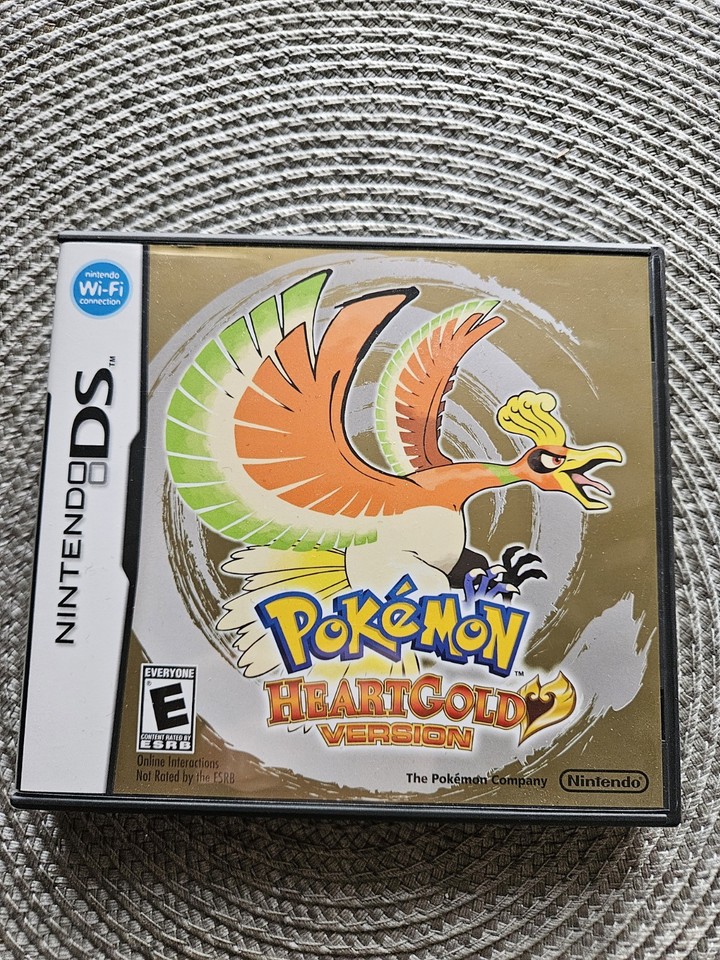 Pokemon HeartGold Version Nintendo DS Box Case Inserts Only NO GAME ...