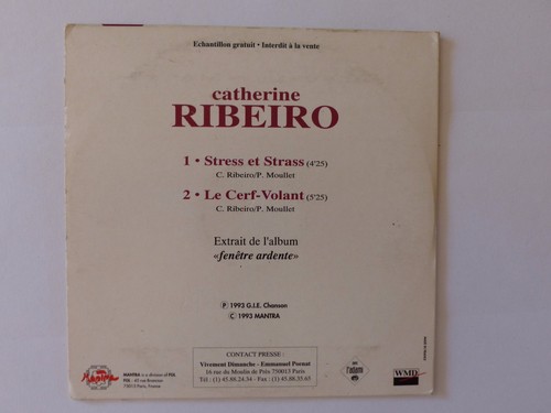 CD Single CATHERINE RIBEIRO Stress et strass PROMO | eBay