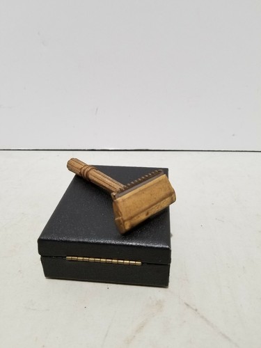 Vintage Gem Micromatic Solid Brass Razor | eBay