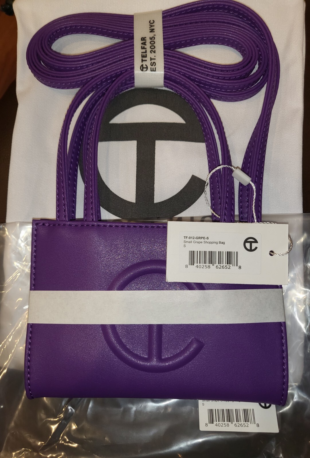 Telfar+Small+Grape+Purple+Shopping+Bag+%28+100+Authentic%29+SHIPS+NOW ...