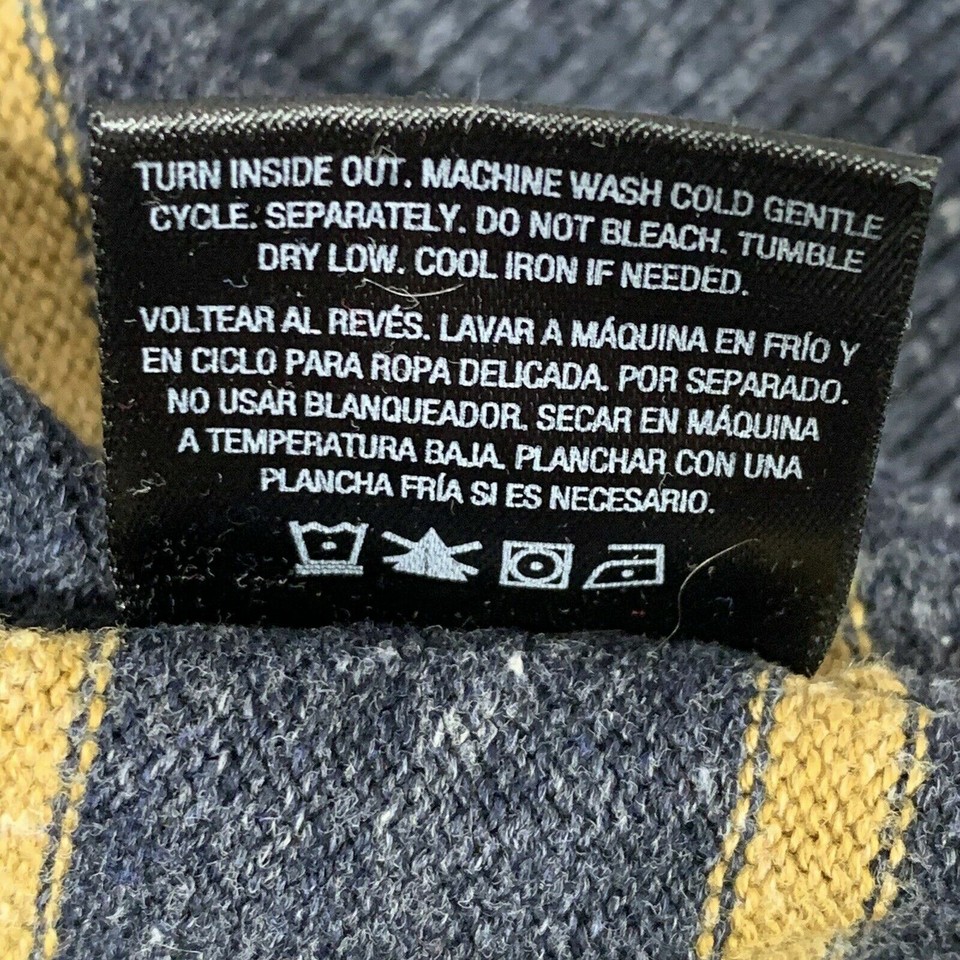 Route 66 Mens Sweater Gold Striped Sz XL Heathered Gray Pullover Long ...