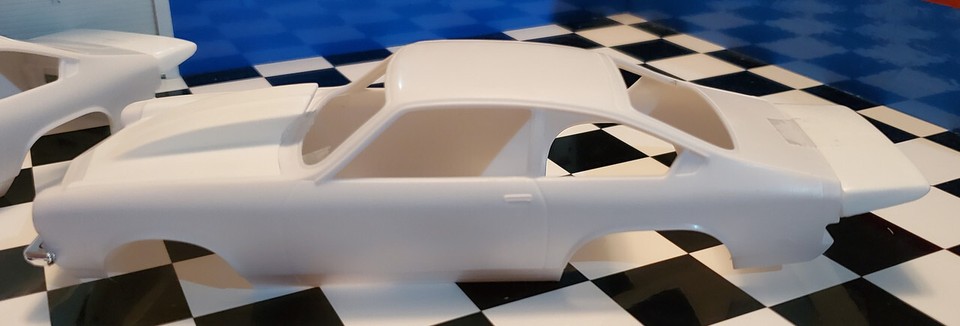 Resin Rear Spoiler & Outlaw Hood Combo for '72 & 74 Vega. MPC | eBay