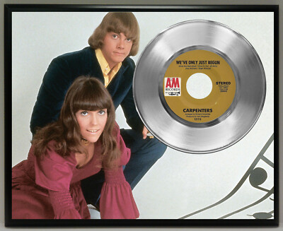 Carpenters 45 Record Poster Art Music Memorabilia Plaque Wall Decor | eBay