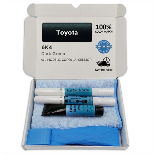 6K4 Dark Green Touch Up Paint for Toyota COROLLA CELSIOR Pen Stick ...