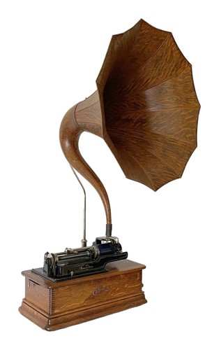 ANTIQUE EDISION HOME 2/4-MINUTE PHONOGRAPH w/20 CYLINDERS | eBay