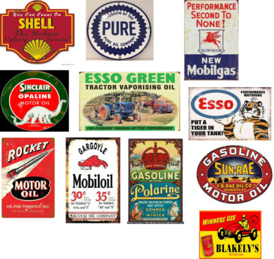o scale vintage, weathered motor oil decals | eBay