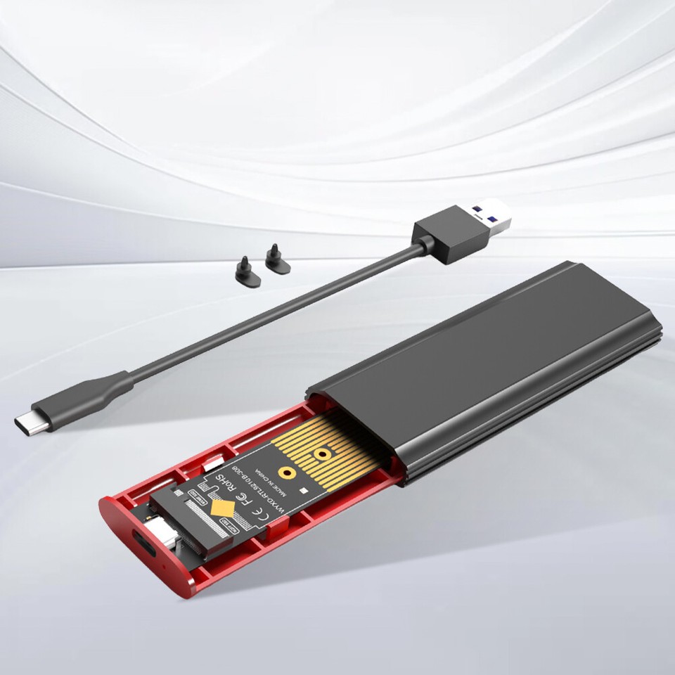 M.2 NVME NGFF SATA SSD Enclosures SSD Boxes for SATA SSDs 2230/2242 ...