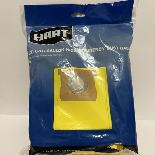 Hart (3PK)6-16 Gallon High Efficiency Vacuum Dust Bags VHBM 3701 HART ...