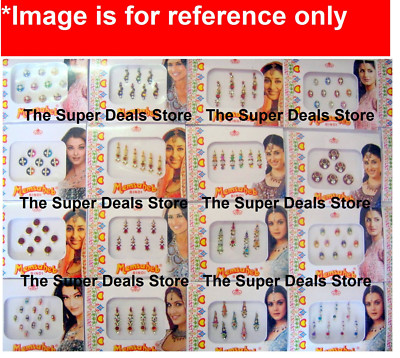 30 Packs - Woman's Bindi Packets Lot of Bindi Packs Temp. Tattoo Free ...