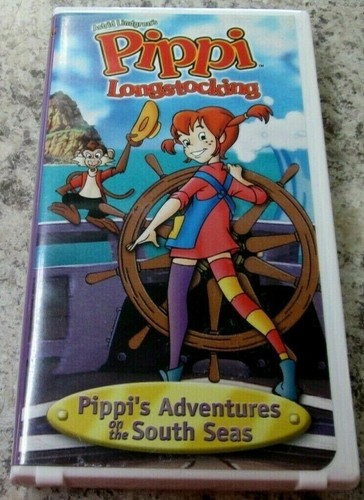 Pippi Longstocking Pippi's Adventures Of The South Seas ~ VHS Movie ...
