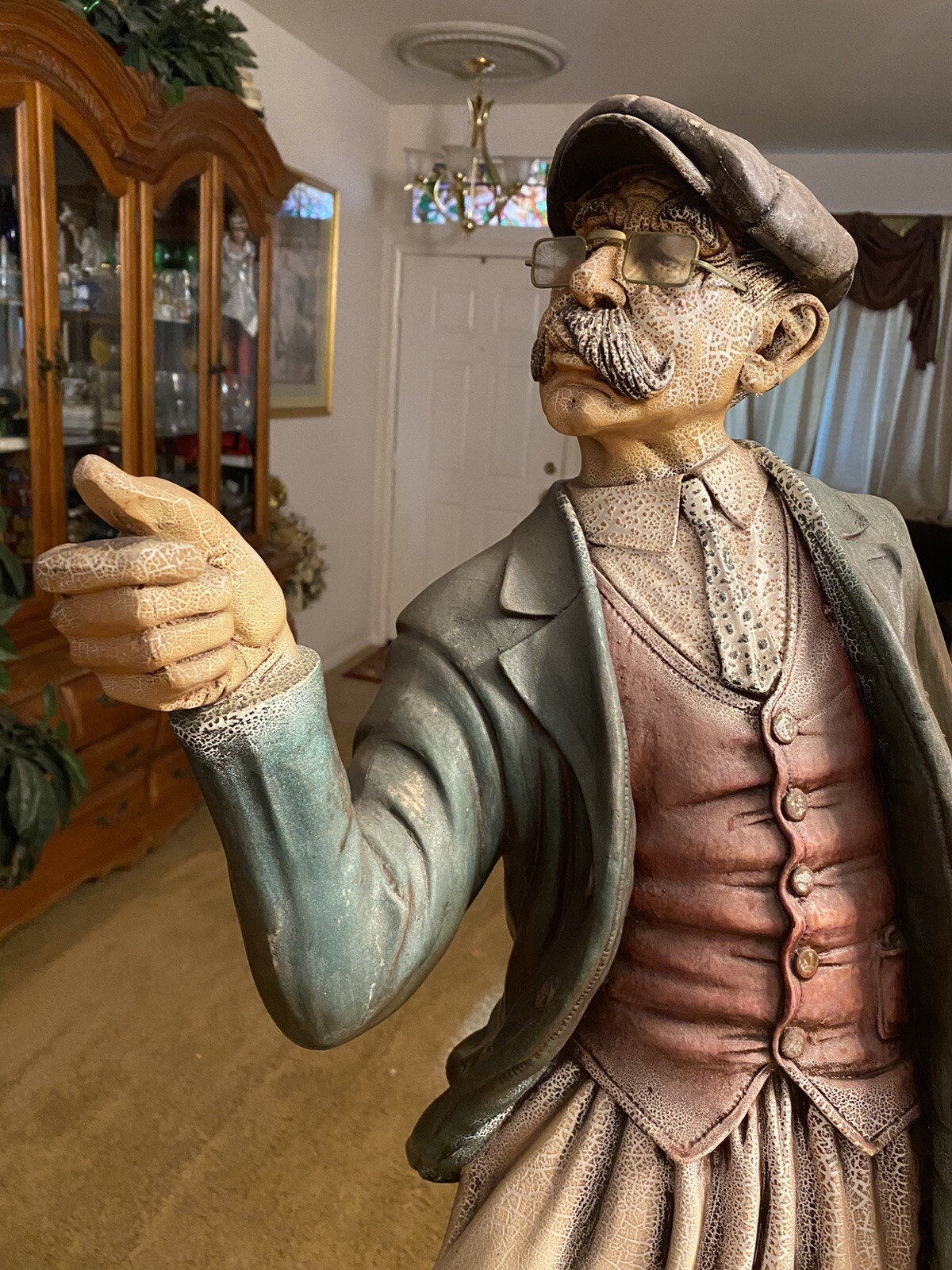 Rainy Day Golfer Statue By Peter Mook Rare Collectible Figure Resin | eBay