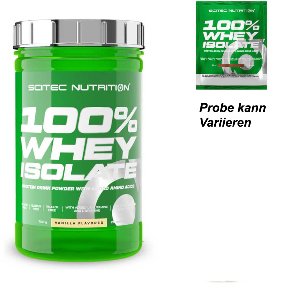Scitec Nutrition - 100% Whey Isolate Protein 700g Eiweiß + Bonus | eBay.de