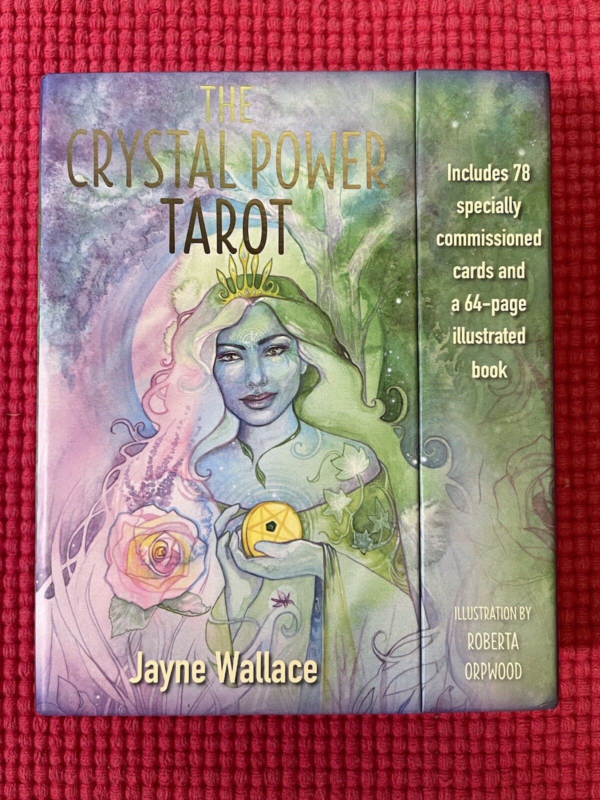 NIB The Crystal Power Tarot By Jayne Wallace Inc. 64 Pg Book 78 Cards ...