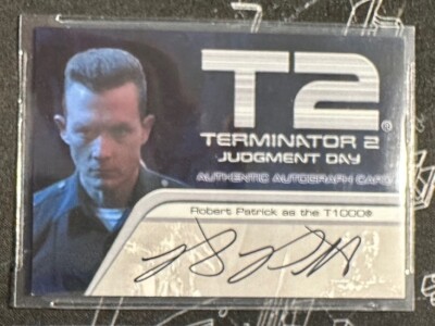 Artbox Terminator 2 Judgement Day Robert Patrick T1000 Autograph On ...
