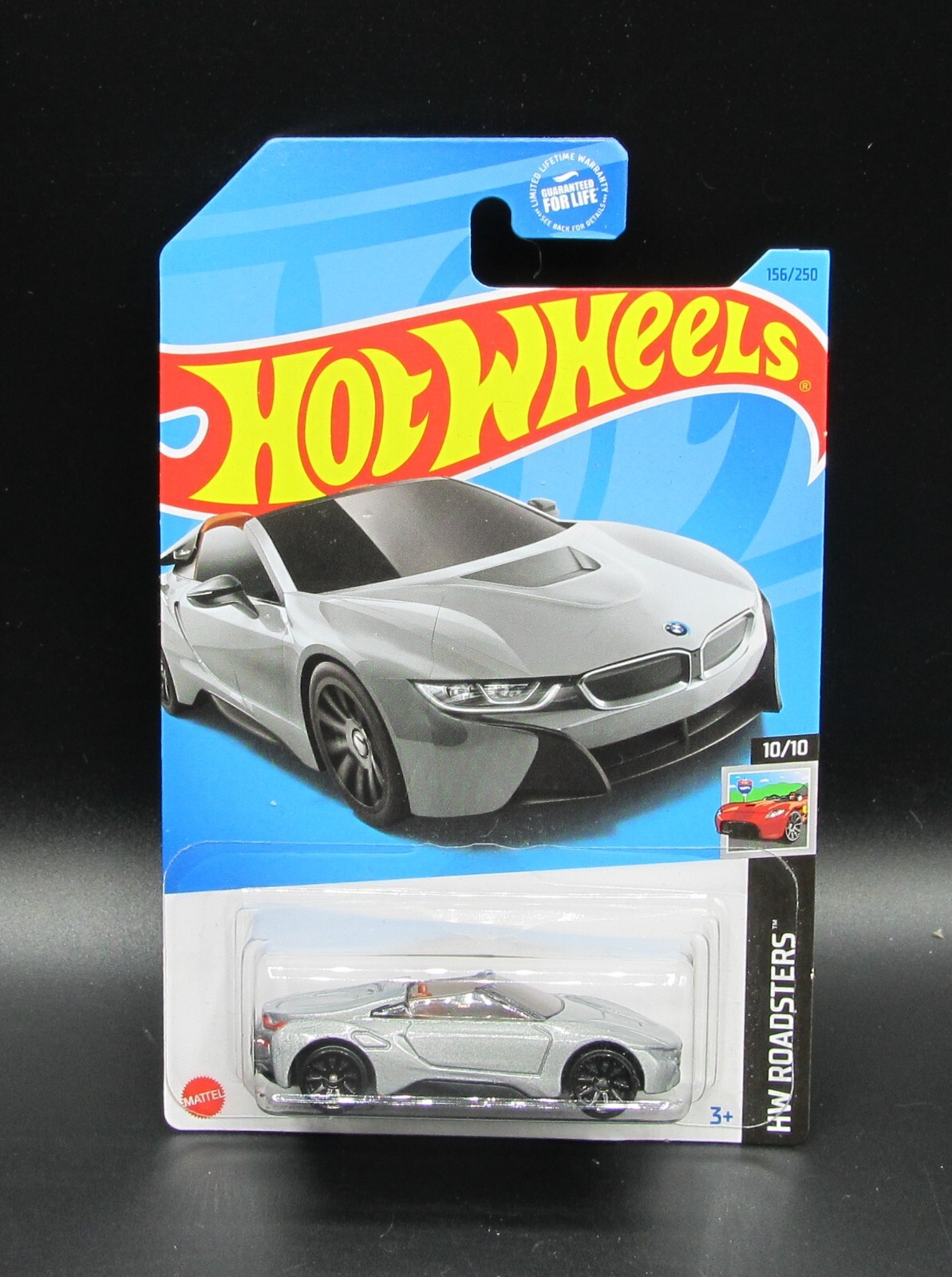 Hot Wheels BMW i8 ROADSTER, HW ROADSTERS, Silver, 156/250, 10/10, 2021 ...
