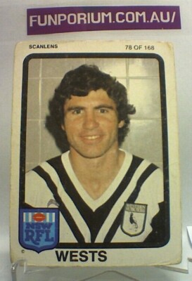 1981 Scanlens Rugby League - #78 - Warren Boland - Magpies | eBay