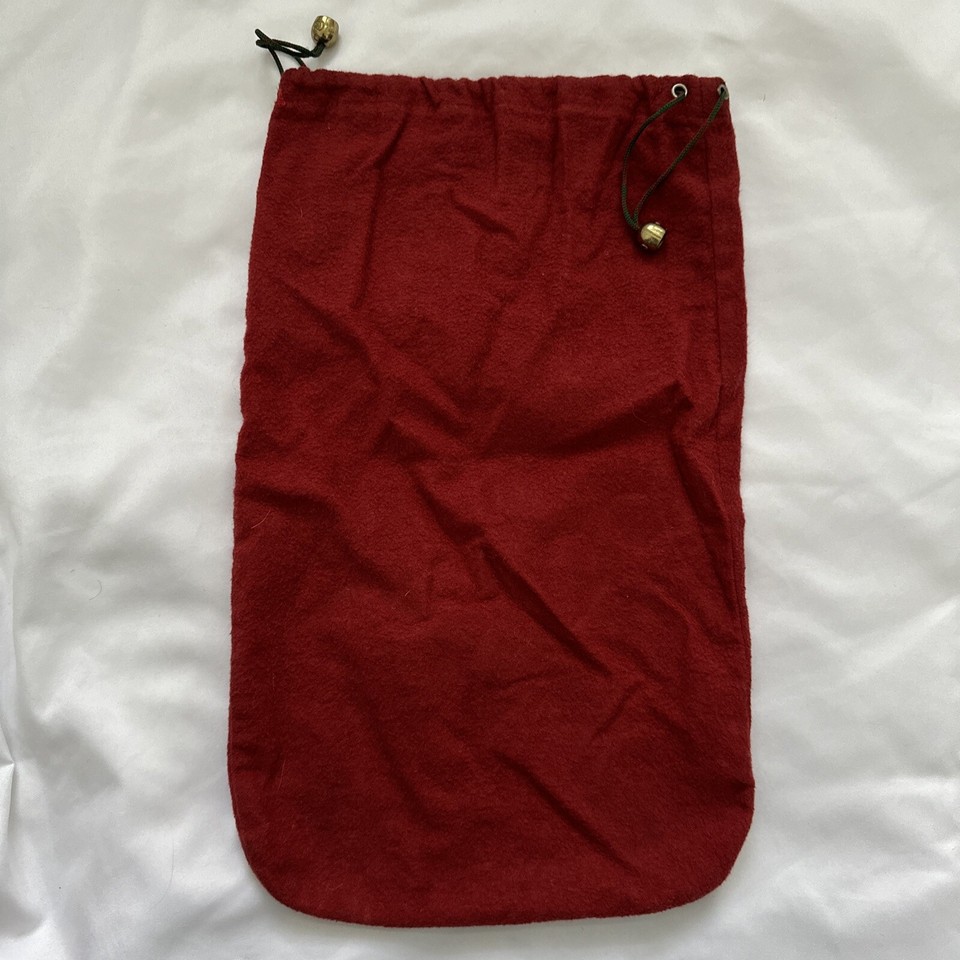 VINTAGE RED GUCCI DRAWSTRING SHOE BAG With Gold Logo | eBay