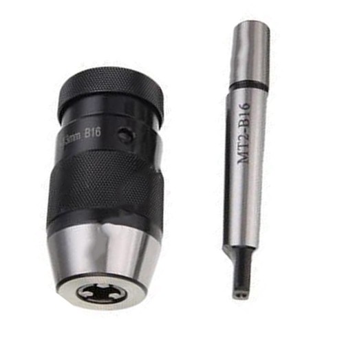 Keyless B16 116mm Lathe Drill Chuck MT2 B16 Arbor for Various Machines ...