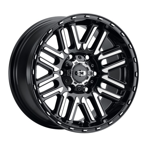 Vision 348 Nexus 17x8.5 5x5.5/5x139.7 18 Black Machined Wheels(4) 108 ...