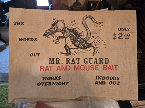 Mr. Rat Guard Poison Advertising | eBay