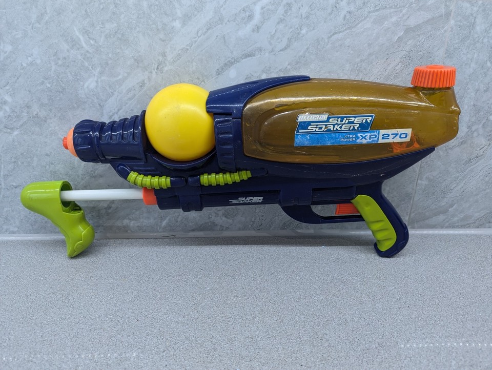 Offical Super Soaker XP 270 Larami/Hasbro 1999 Toy Water Gun Vintage Blue | eBay