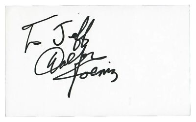 "Star Trek" Walter Koenig Hand Signed 3X5 Card | eBay