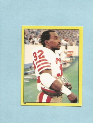 1982 Topps Football Sticker Ricky Patton #114 San Francisco 49ers PACK ...