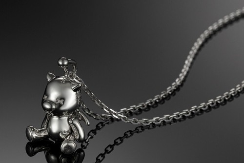 Final Fantasy Angry Moogle Articulated 925 Silver Necklace Pendant ...