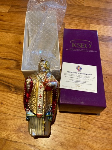KSEO Ornament St. Nicholas with Certificate of Authenticity | eBay