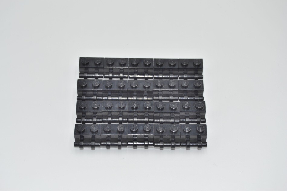LEGO 20 x Stein Griff schwarz Black Brick Modified 1x2 with Handle ...