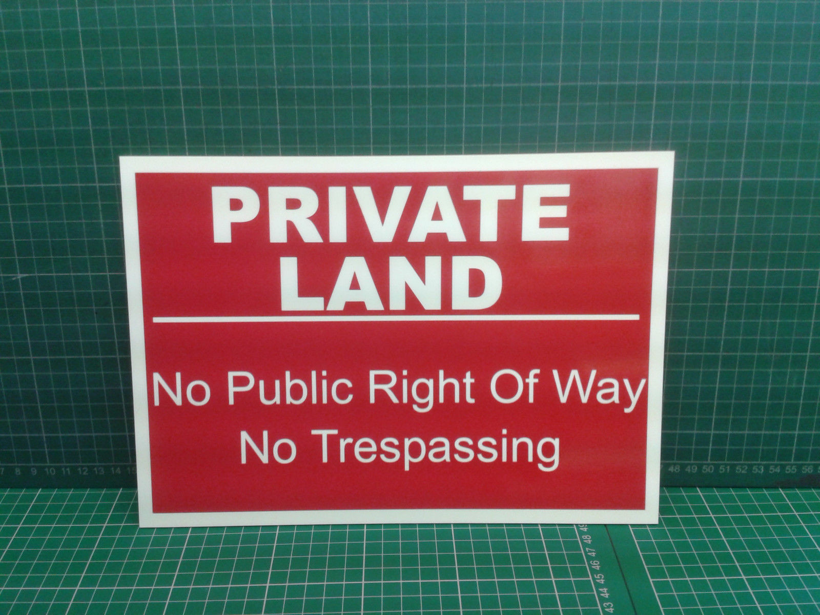 A4 PRIVATE LAND sign - Free p&p | eBay UK