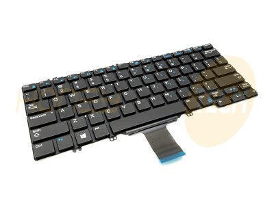 GENUINE DELL LATITUDE 7280 5289 5280 US KEYBOARD NON-BACKLIT GDRR0 ...