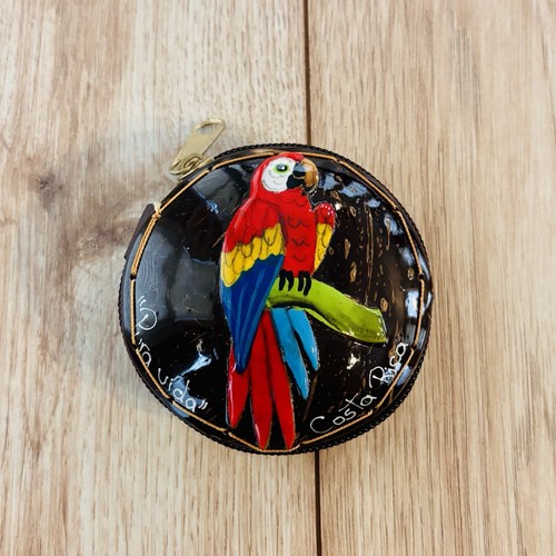 Genuine Coconut Shell Change Purse with Zippered Closure Hand Made In ...