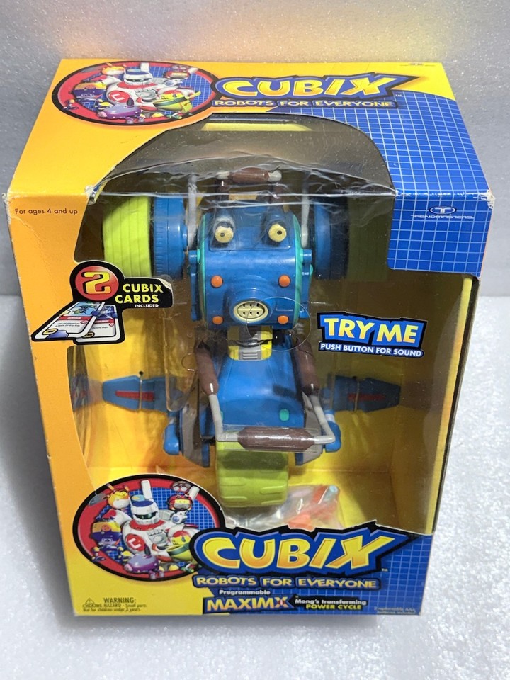 TRENDMASTERS CUBIX ROBOTS FOR EVERYONE PROGRAMMABLE MAXIMX ROBOT ~NEW ...