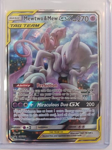 Pokemon Mewtwo & Mew GX Tag Team Promo Full Art SM 191 | eBay